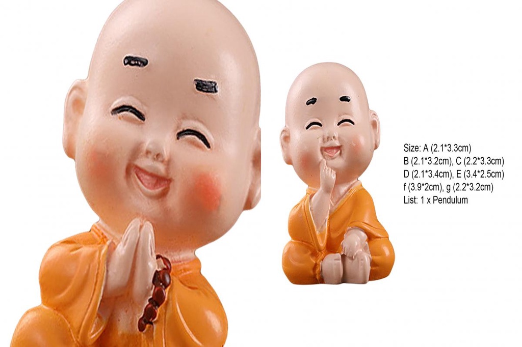 greatdream| Monk Ornament Wide Range of Applications Vivid Look ...