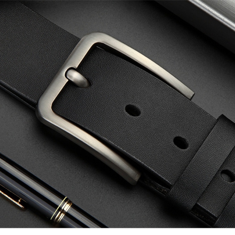 CEXIKA Men's Adjustable Leather Belt - Extended Sizes 130-170cm, Pin ...