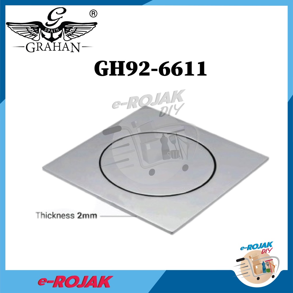 GRAHAN Stainless Steel Floor Trap Grating Anti-Rust,Anti-Bad Smell,Anti ...