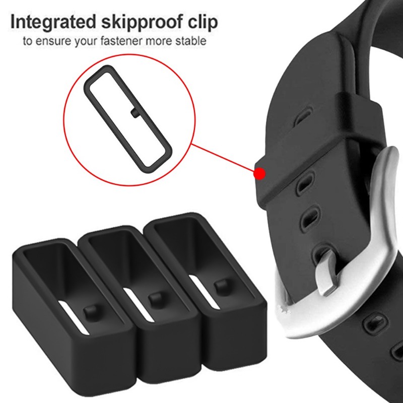 12MM/14MM/16MM/18MM/20MM Wristband Fixed Strap Loop / Universal Silica ...