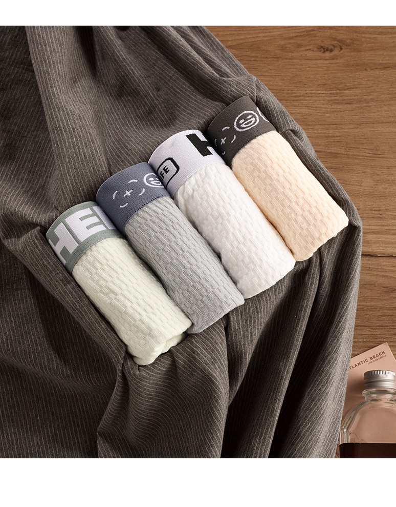 LEBANG Hello Boxer Men Underwear Men Boxer Cotton Men Underwear Set ...