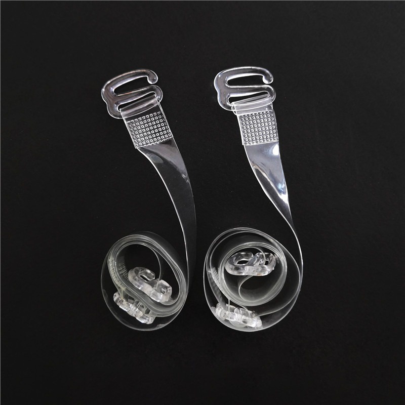 1CM Anti-slip Bra Shoulder Straps Transparent Invisible Straps | Shopee ...