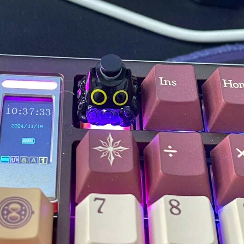 Octopus Cat Keycap 3D Creative Cute Cartoon MX Switch Mechanical ...