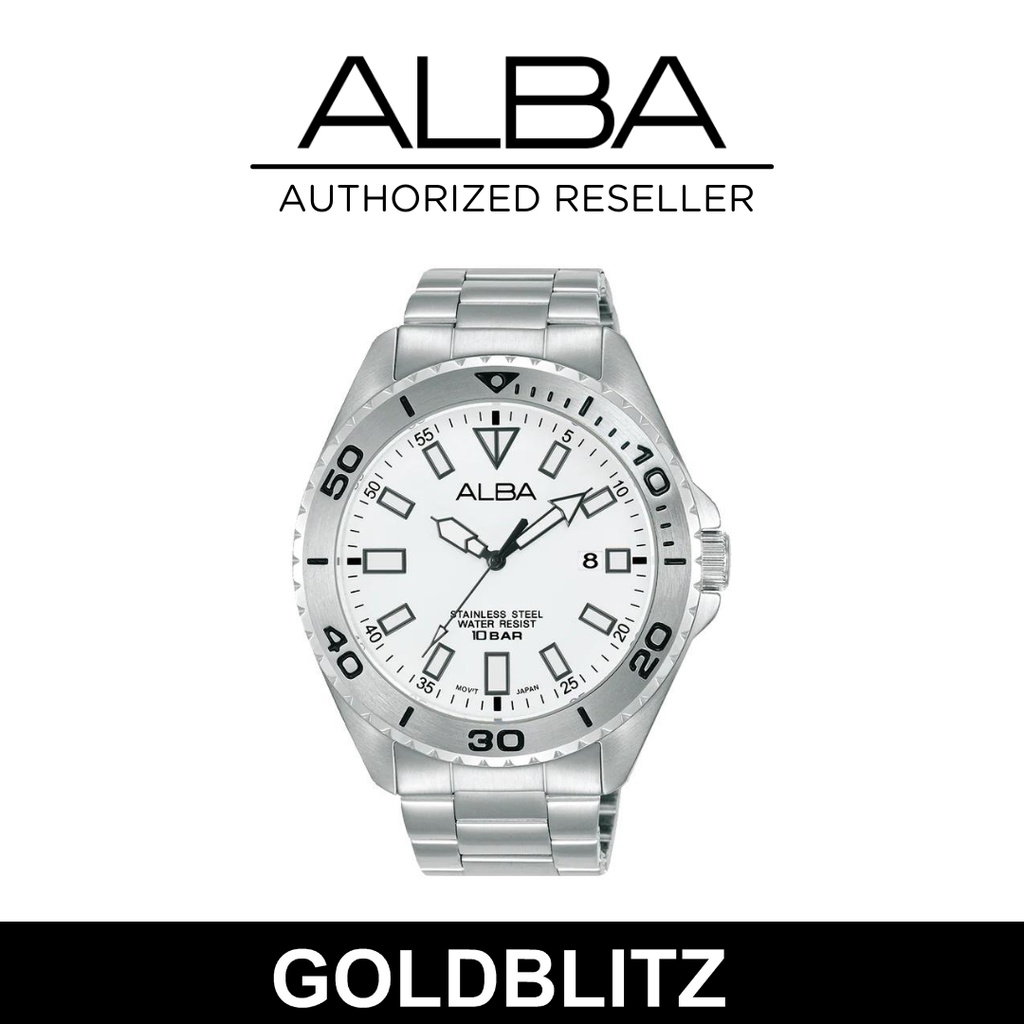 Alba AS9Q45X Workman Sports Stainless Steel Men's Watch | Shopee Malaysia