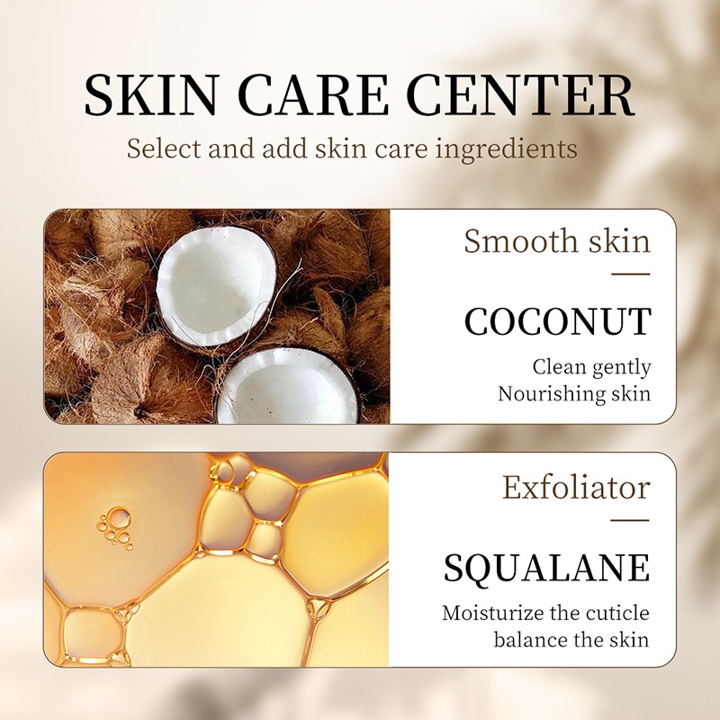 ROREC SADOER Nourishing Coconut Oil Hair Care Body Care Series Moisturizing Anti-Chapped Anti ...