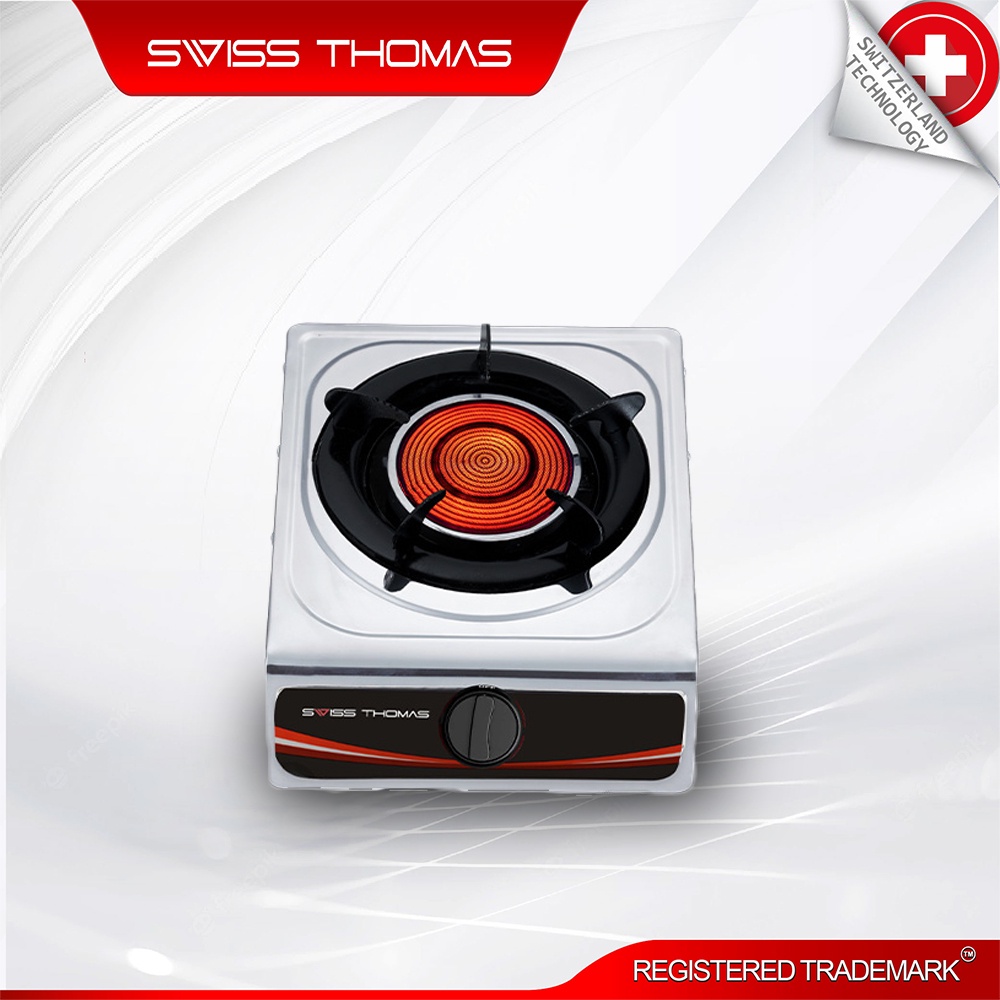 Swiss Thomas Single Infrared Burner Gas Stove Stainless Steel Home ...