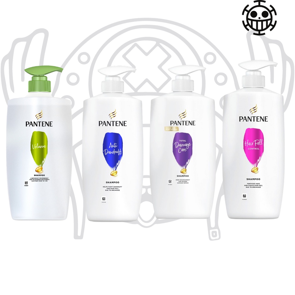 Pantene Hair Shampoo 720ml Anti Dandruff Hair Fall Control Silky Smooth ...