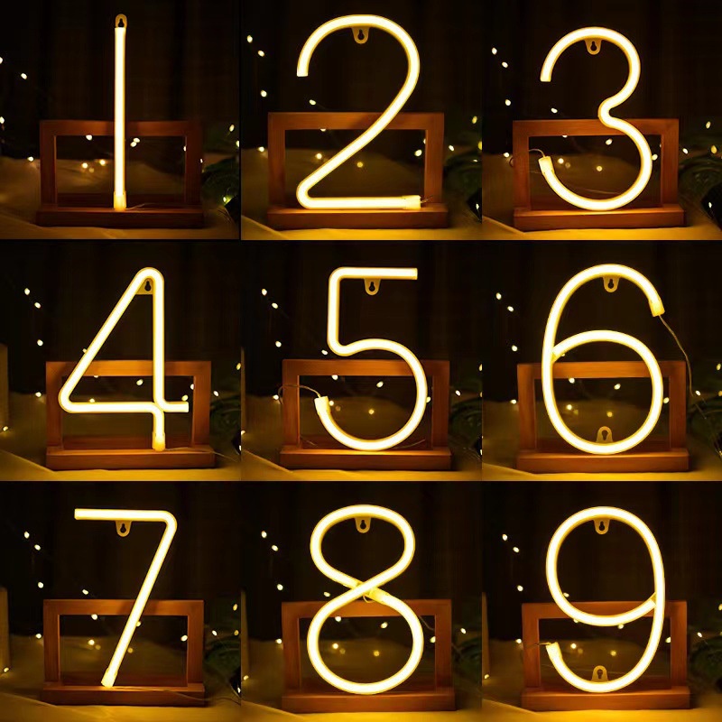 Neon Letter Sign Neon Words LED Alphabet Neon Art Lights Wall Decor ...