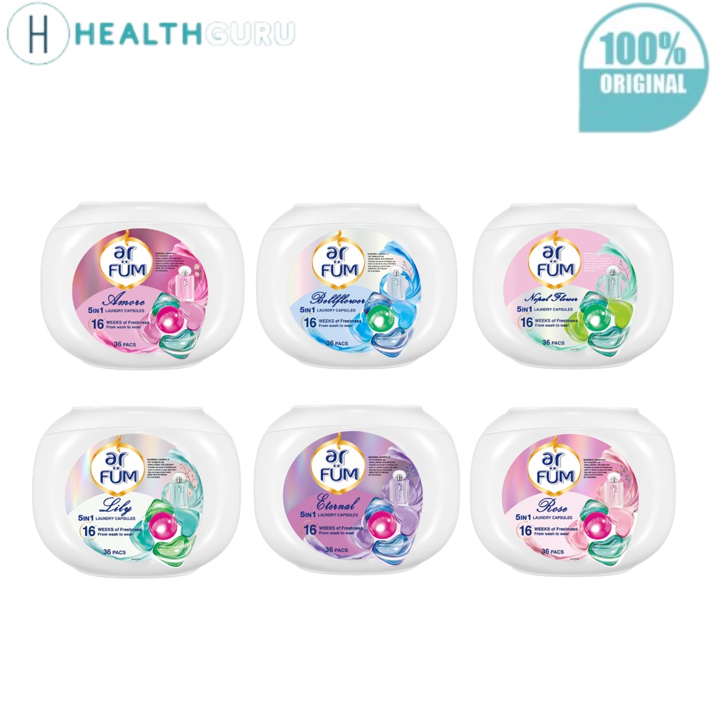 HealthGuru ArFum Laundry Capsules s Laundry Detergent Laundry ...