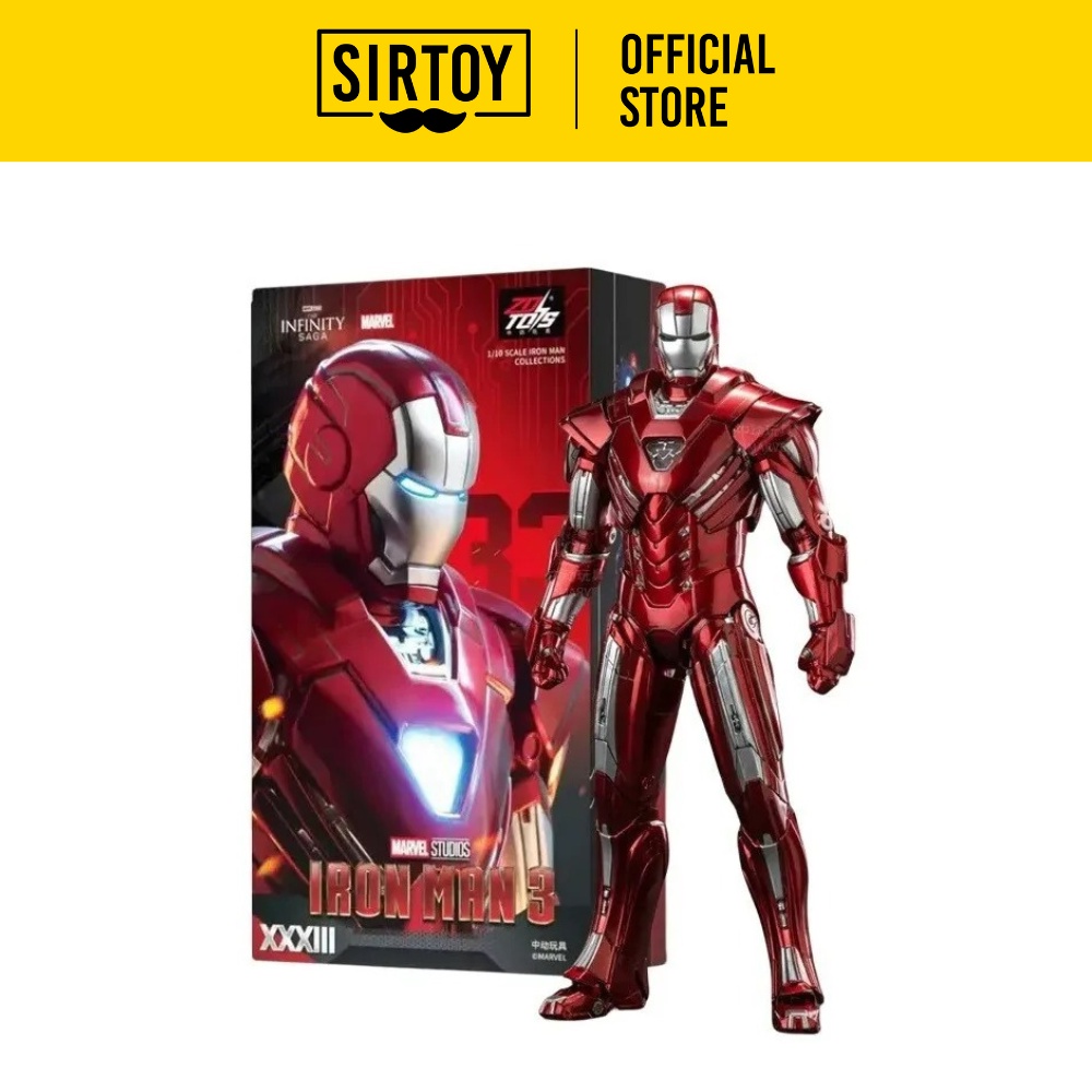 ZD Toys 1/10 Scale Action Figure - Iron Man Mark 33 Silver Centurion ...