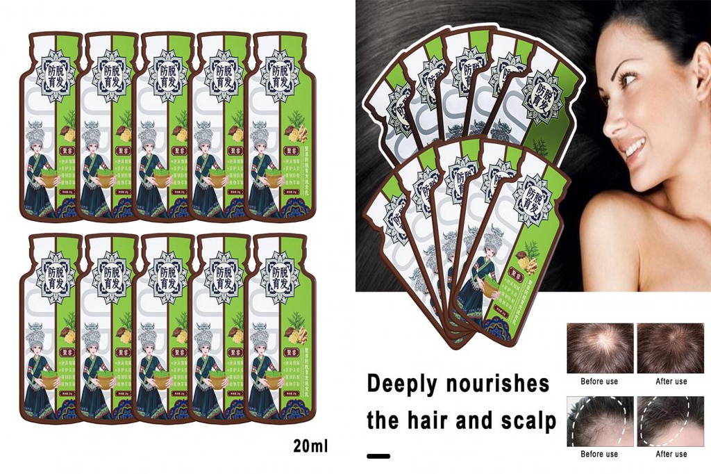 Han Ginger Plant Extract Shampoo Ginger Hair Care Shampoo 20ml Ginger ...