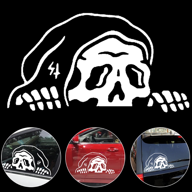 Creative Knocking Window Kittens Shape Sticker / Car Waterproof PVC ...