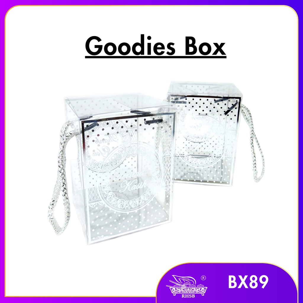 10pcs PROMOSI DOORGIFT BOX / PVC BOX / TRANSPARENT BOX / KOTAK MANGKOK ...