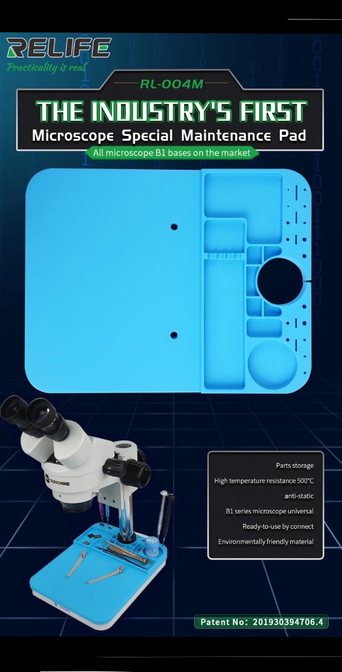 RELIFE RL-004M Microscope B1 Base Maintenance Pad Desk Mat Heat ...