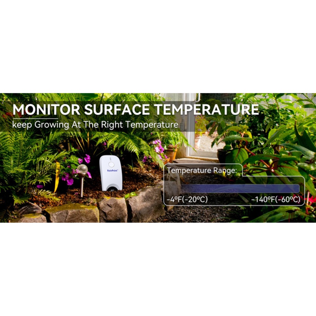 Wifi Smart Soil Moisture Meter,3-in-1 Soil Moisture/Temperature/Light ...