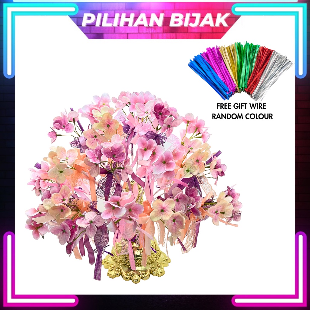 50pcs PREMIUM BUNGA TELUR HYDRANGEA / BUNGA TELUR / BUNGA TELUR MURAH ...