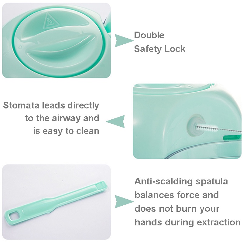 GDeal Electric 4 in 1 Baby Food Processor Multifunction Double Safety ...