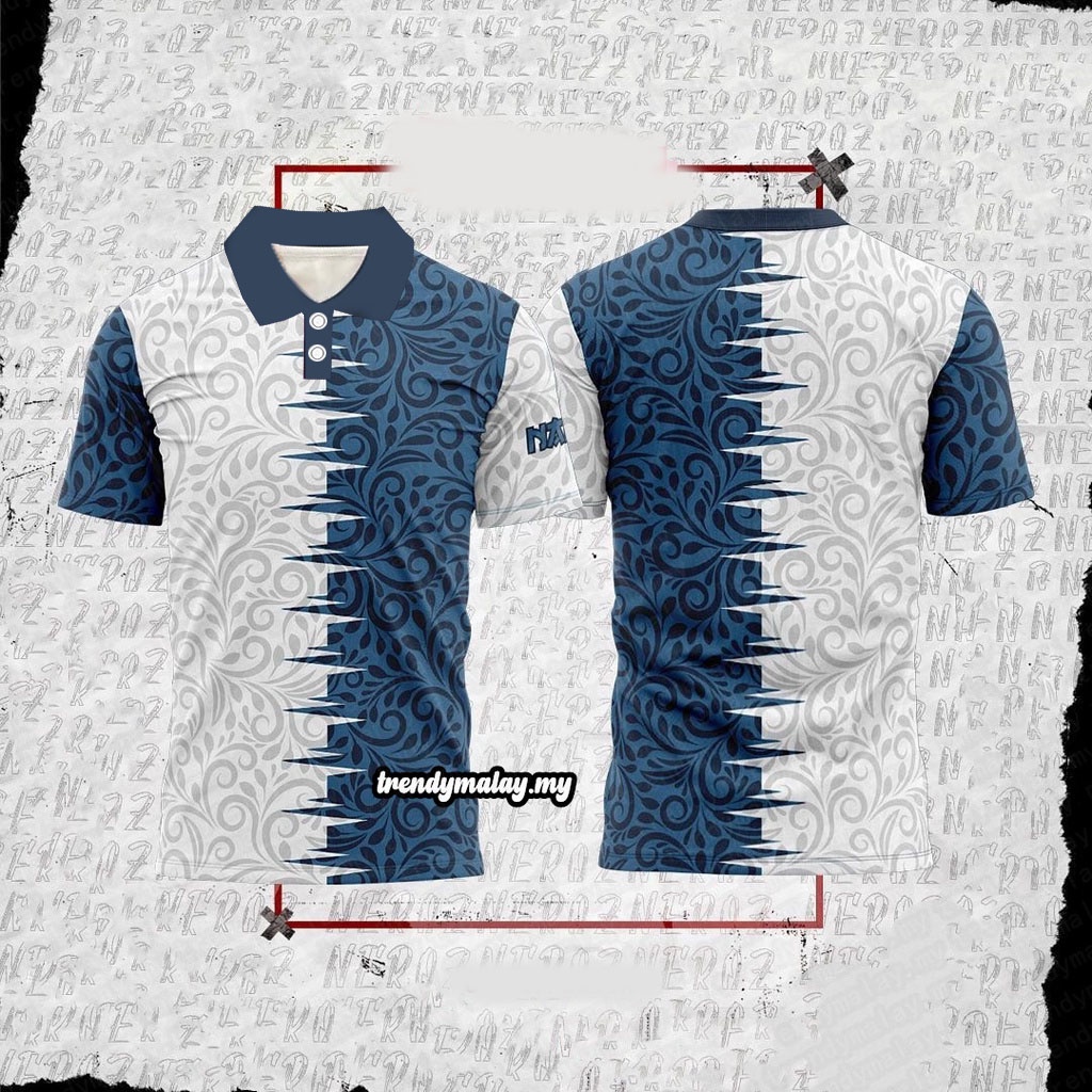 Baju Collar Jersey Viral Ootd Street Wear Lelaki Kanak2 Perempuan ...