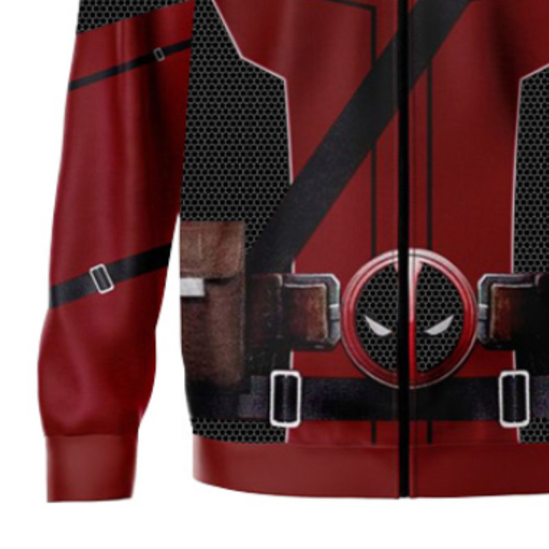 Movie Deadpool Wolverine Cosplay Costume Adult Unisex Superhero Hoodie ...