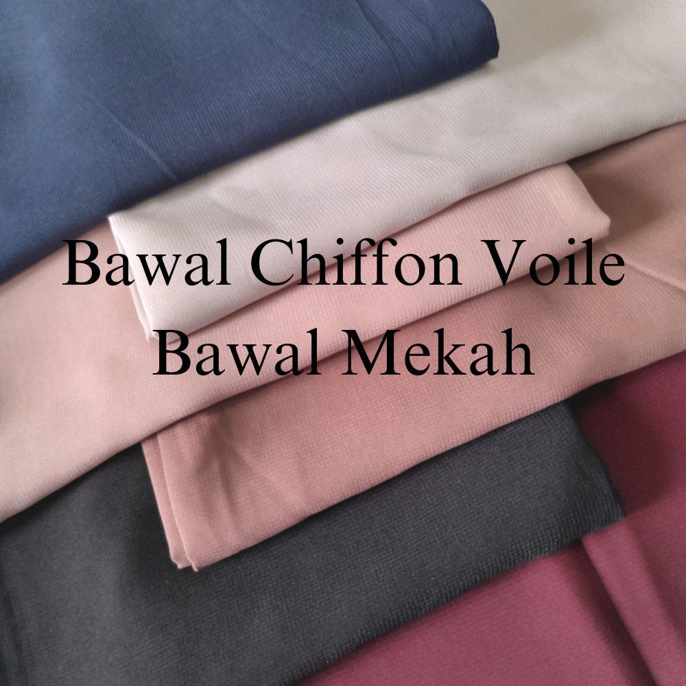 Bawal Premium Chiffon Voile / Bawal Mekah / Arab Chiffon (3001 ...