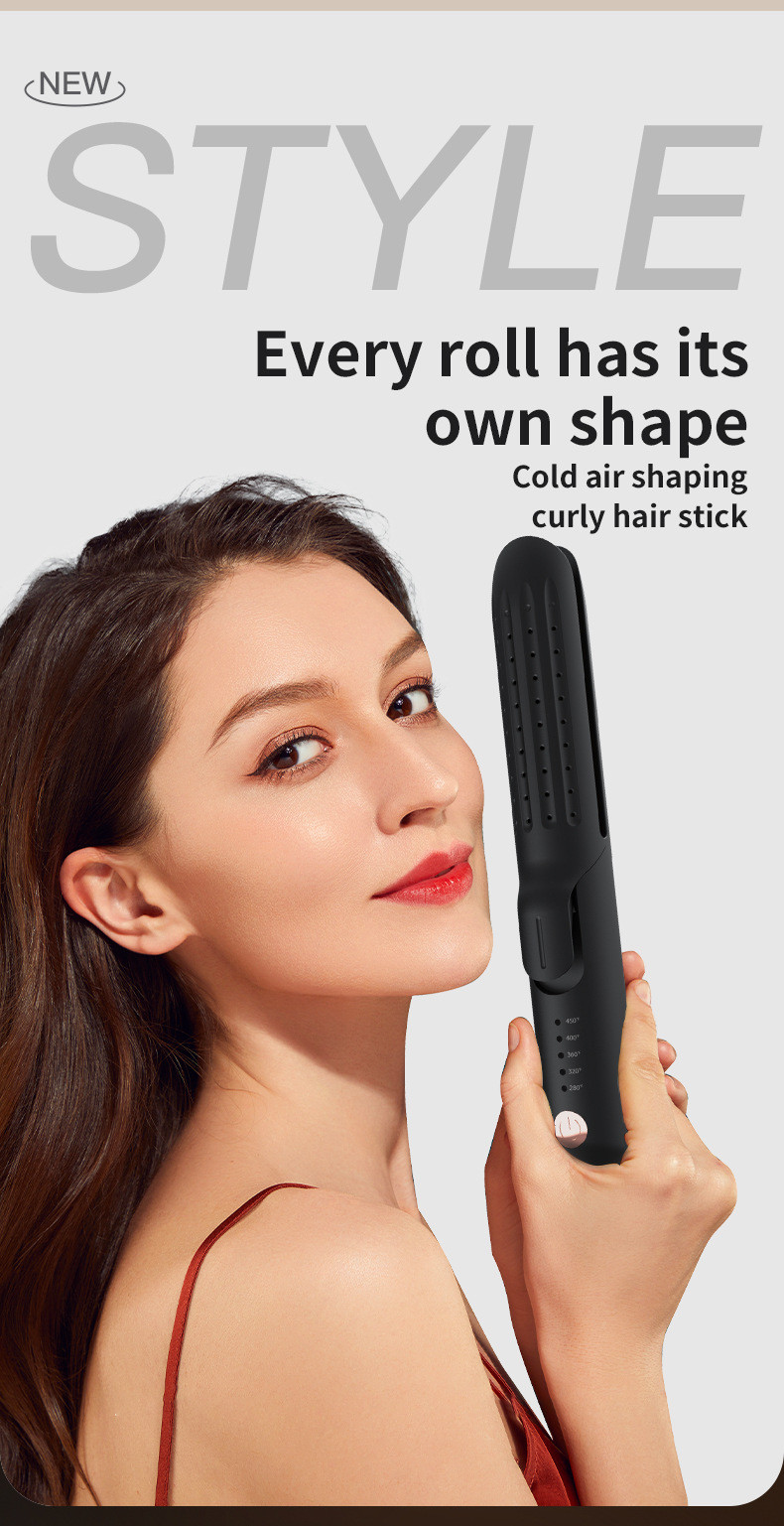 Fits hair without snagging Cold air splints Splint Reduce heat damage ...