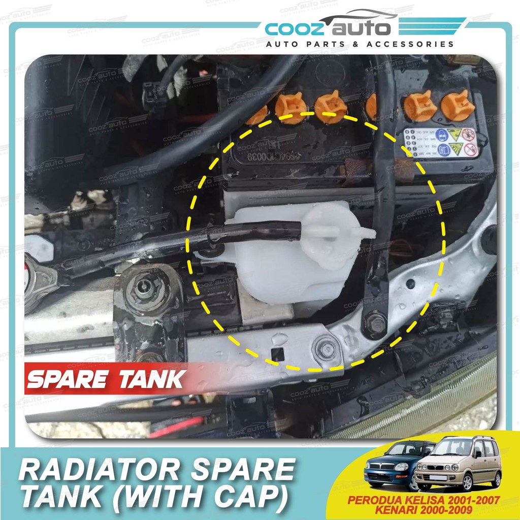 Perodua Kelisa 2001 - 2007 Kenari 2000 - 2009 Radiator Water Spare Tank ...