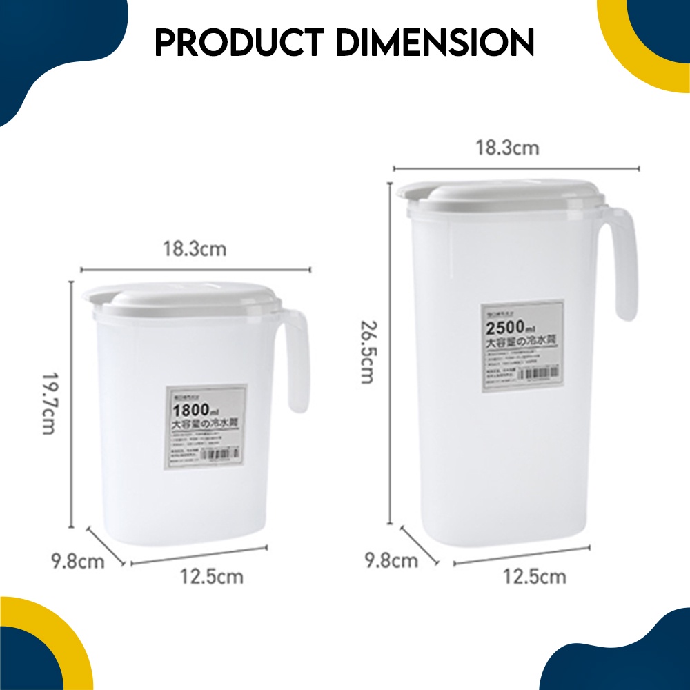 Encora 1.8L / 2.5L Jag Air Plastik Water Jug Plastic Jug Bekas Air ...