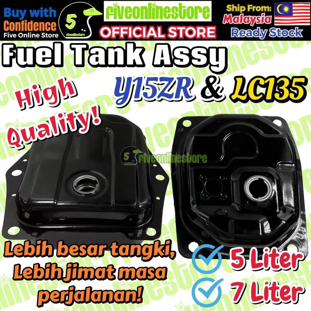 Yamaha Y15ZR Y15 LC135 Big Fuel Tank 7L 5L V1 V2 V3 V4 V5 V6 V7 7 & 5 Liter Tangki Minyak Besar ...