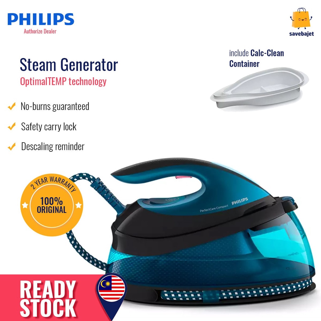 PHILIPS Steam Generator Iron (280g Steam Boost) GC7808 GC7846 | Shopee ...