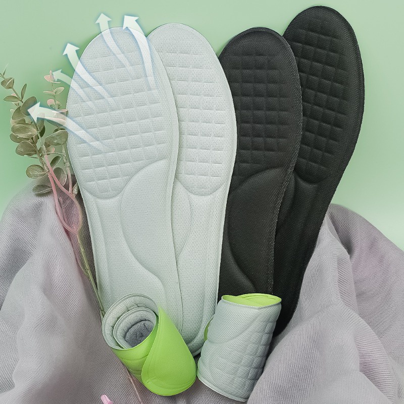Sweat Absorption Highly Elastic 4D Massage Deodorant Thickened Shoe ...