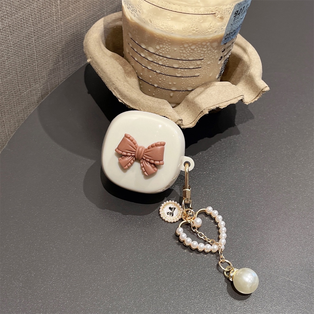 Baseus WM01 WM02 Earphone Case Elegant Bowknot Pink Love Sticker ...