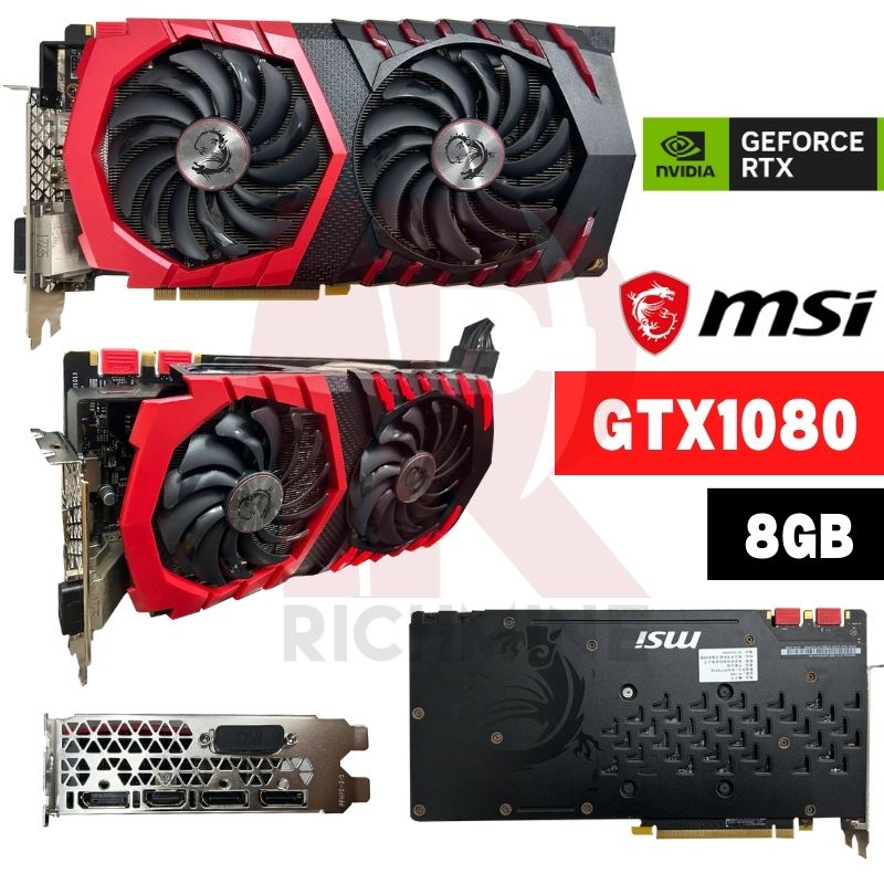 {Ready Stock} MSI GTX1080 8GB GAMING GPU Desktop PC 8G NVIDIA 1080 | Shopee Malaysia