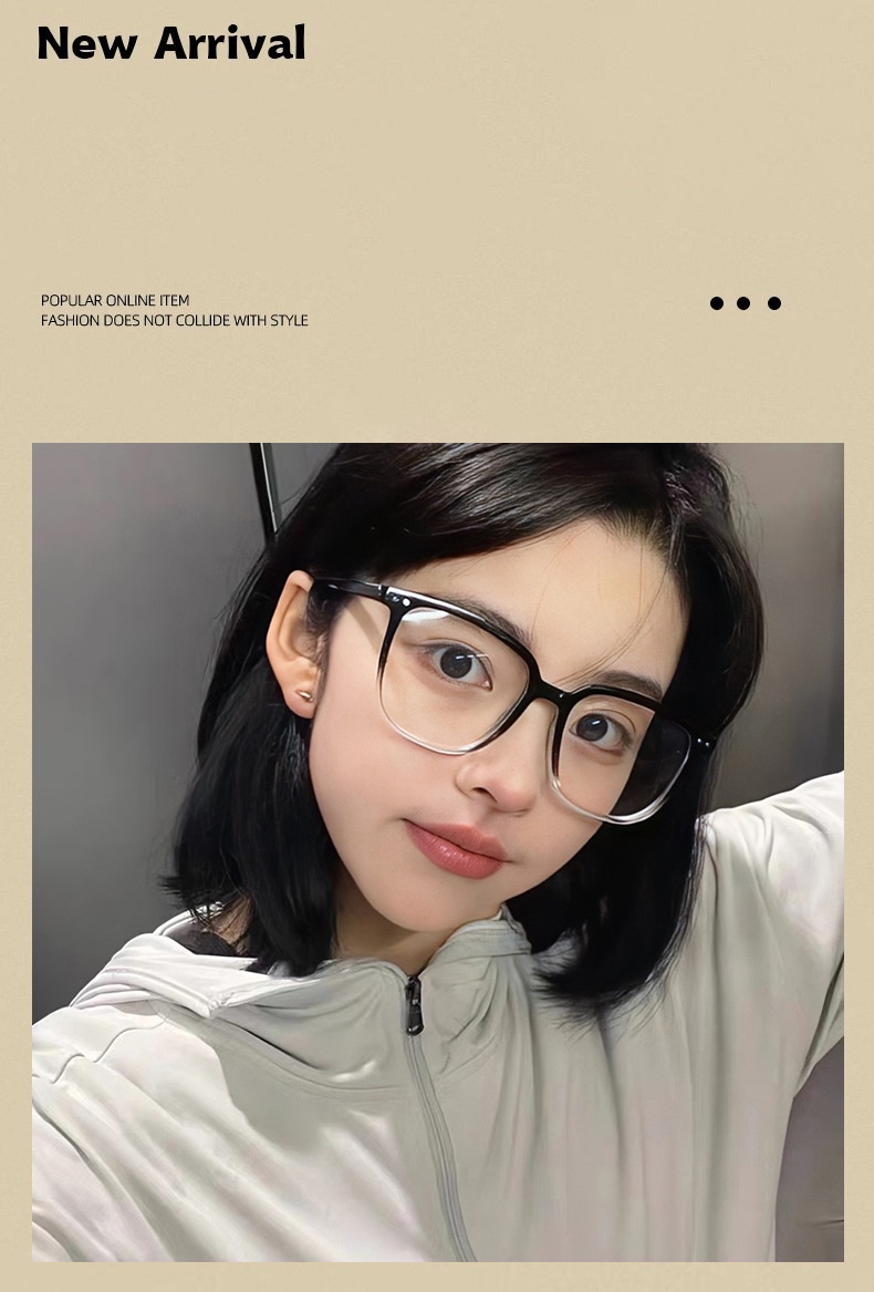 Vinta ge Square Gradient Frame Blue Light Blocking Glasses - [Value ...