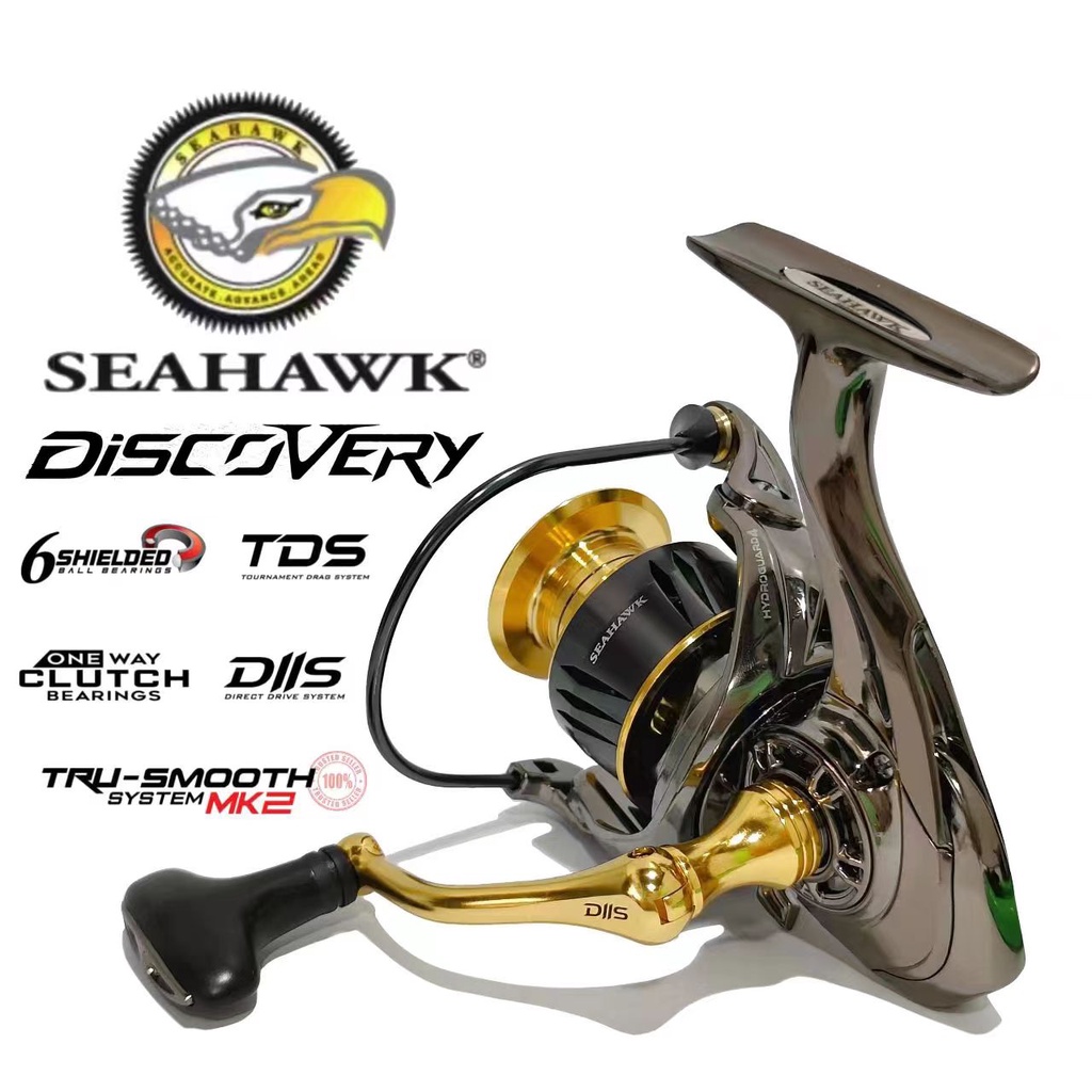 SEAHAWK DISCOVERY SPINNING FISHING REEL | Shopee Malaysia