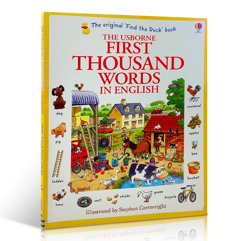 milu Original English Picture Book First Thousand Words in English 1000 ...