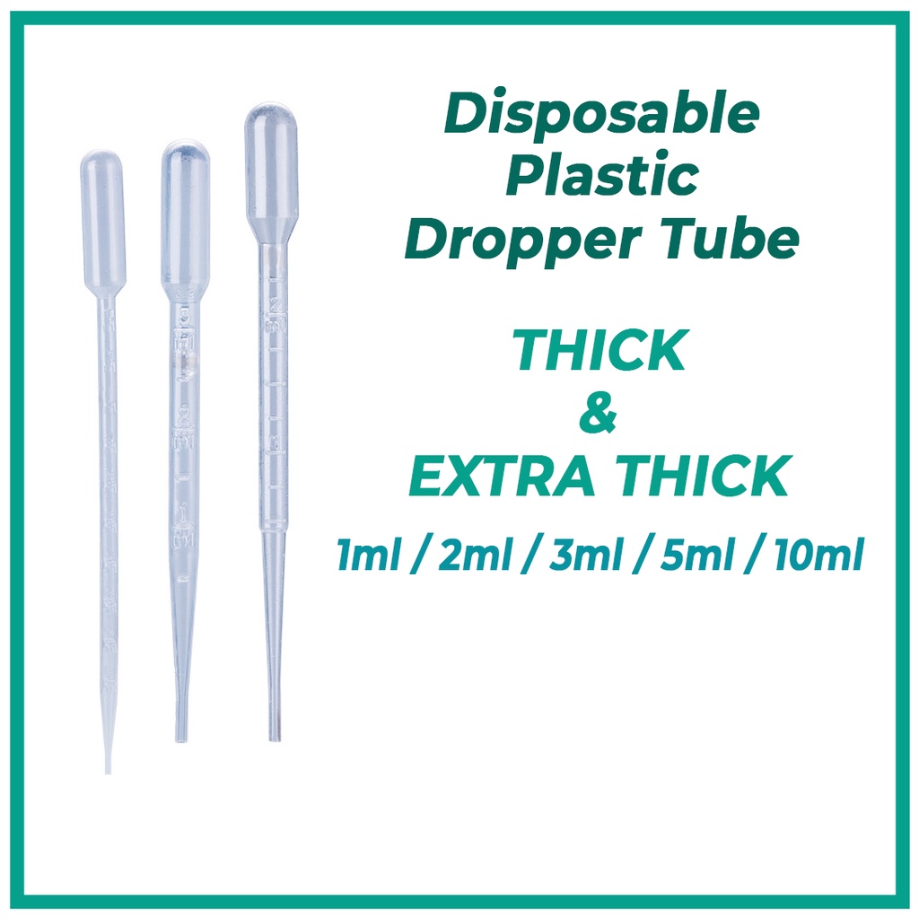 ARAMADA TL041🔥(THICK & EXTRA THICK) Disposable Plastic DROPPER PIPETTE ...