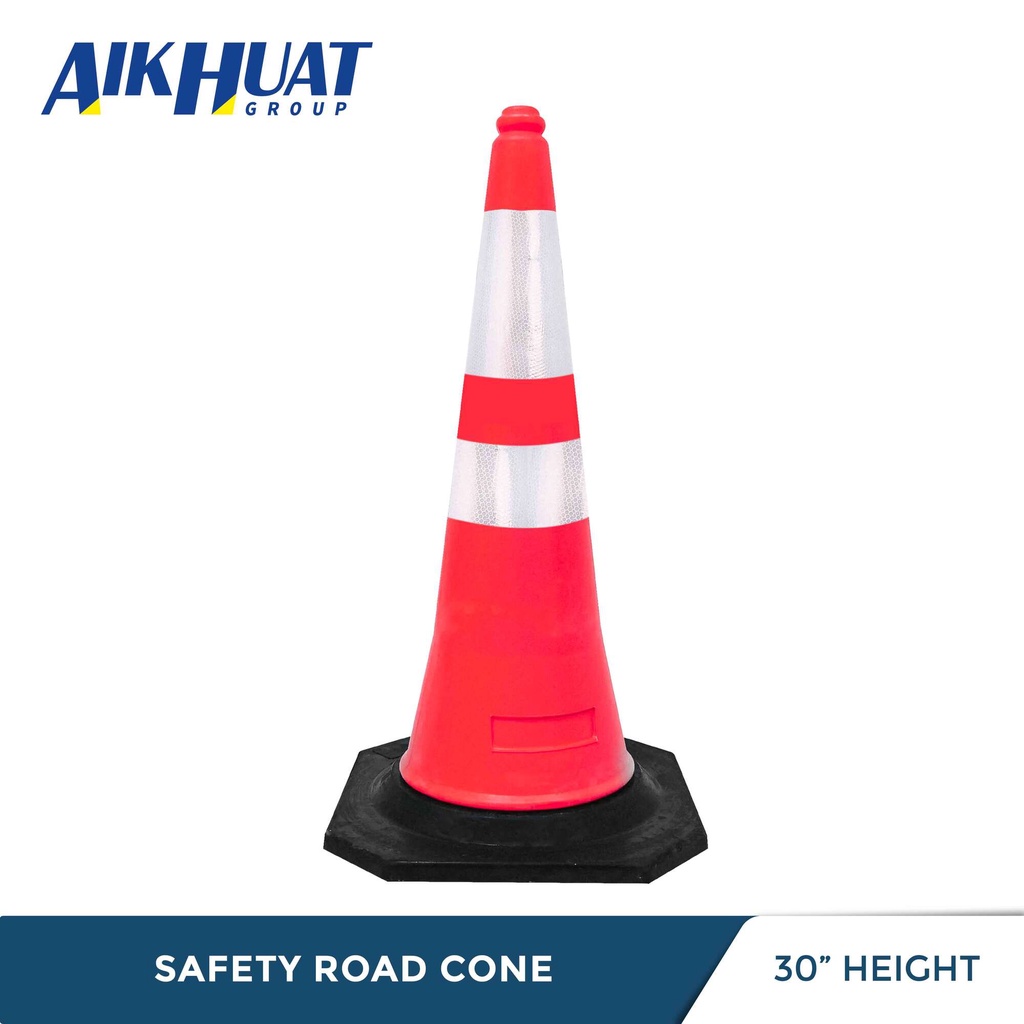 30"/77cm Heavy Duty Safety Cone Road Cone Traffic Cone PVC Reflective ...