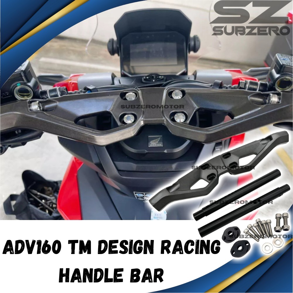 Honda ADV160 150 TM Design Racing Handle Bar Motorcycle Handlebar CNC Motorbike Handle Bar ...