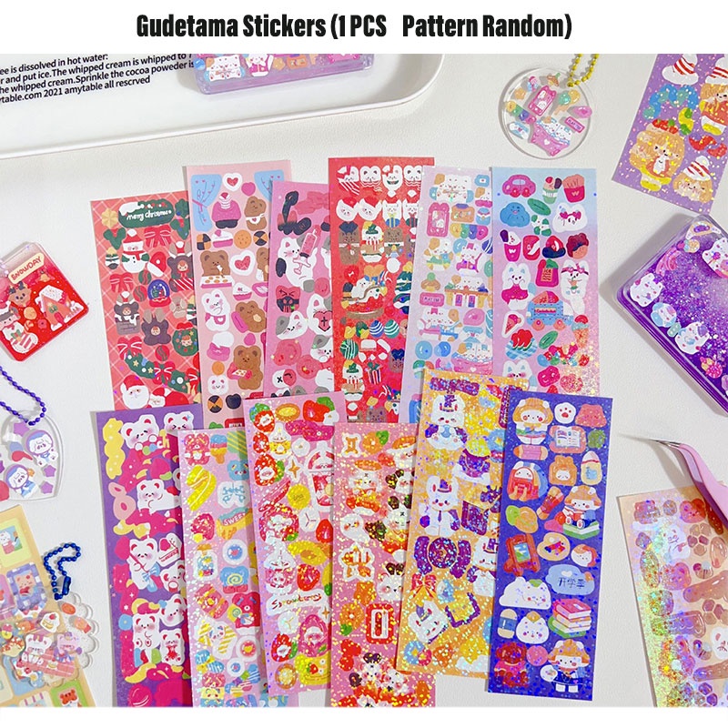Cartoon Gudetama Stickers Guka DIY Personalized Stationery Kids Gifts ...
