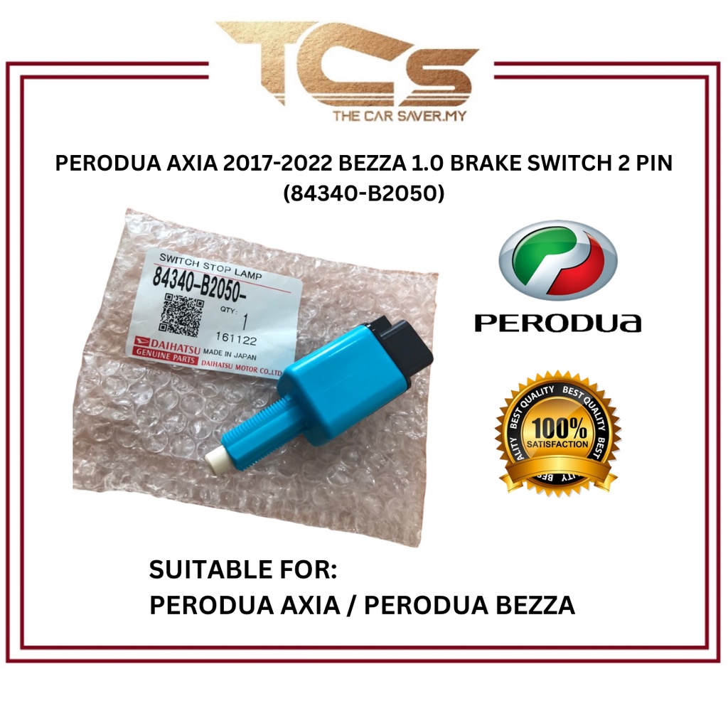 PERODUA AXIA 2017-2022 BEZZA 1.0 BRAKE SWITCH 2 PIN (84340-B2050 ...