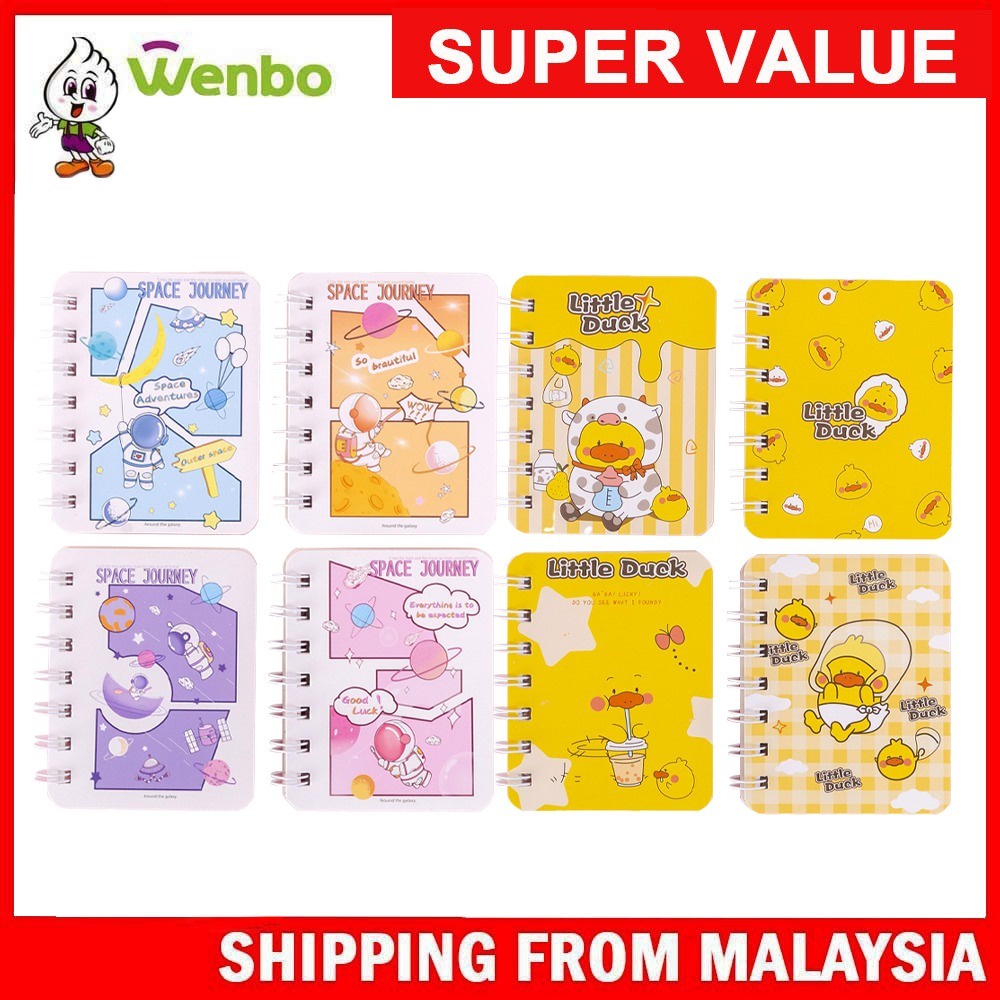 Wenbo Ximi Moka Wired Notebook A7 Wired Notebook Ring Note Book Mini ...