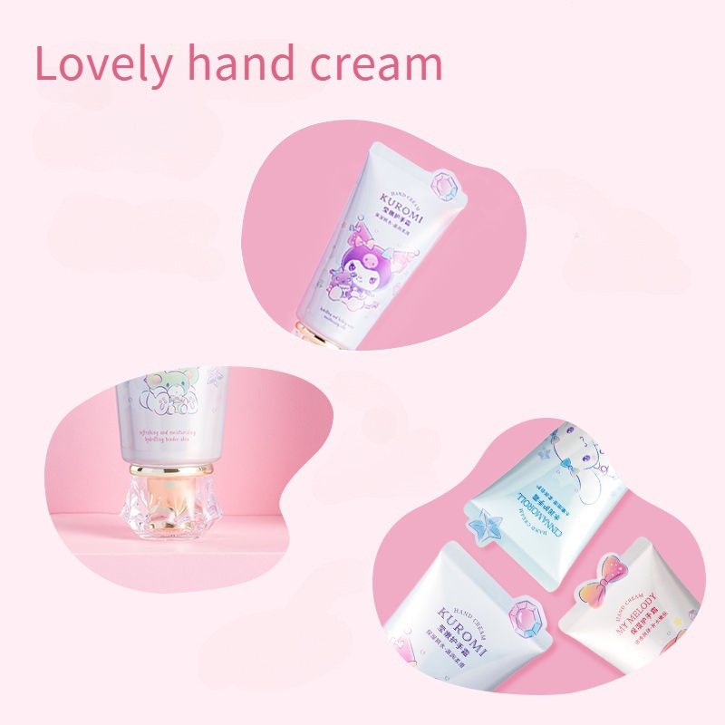 MINISO Hand Cream 名创优品护手霜补水保湿 Sanrio Hand Cream Moisturizing Vaseline ...