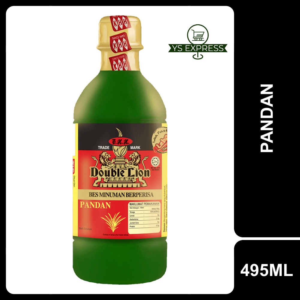 DOUBLE LION Pandan Flavoured Concentrated 495ML - Bes Minuman Berperisa ...
