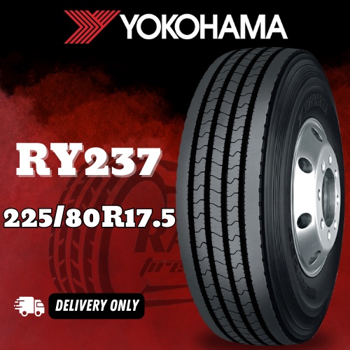 [ 225/80R17.5 ] YOKOHAMA RY237 TRUCK LORRY TYRE TIRE TAYAR SIZE ...