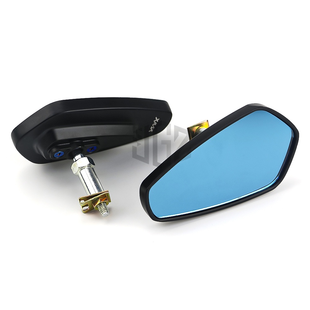 XMAX Side mirror Motorcycle Sergeant Mirror Aluminum Rear View Mirrors ...