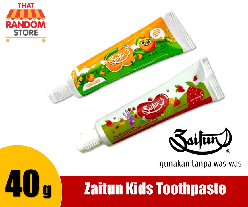 Zaitun Kids Toothpaste Ubat Gigi Kanak-Kanak (Strawberry/Orange ...
