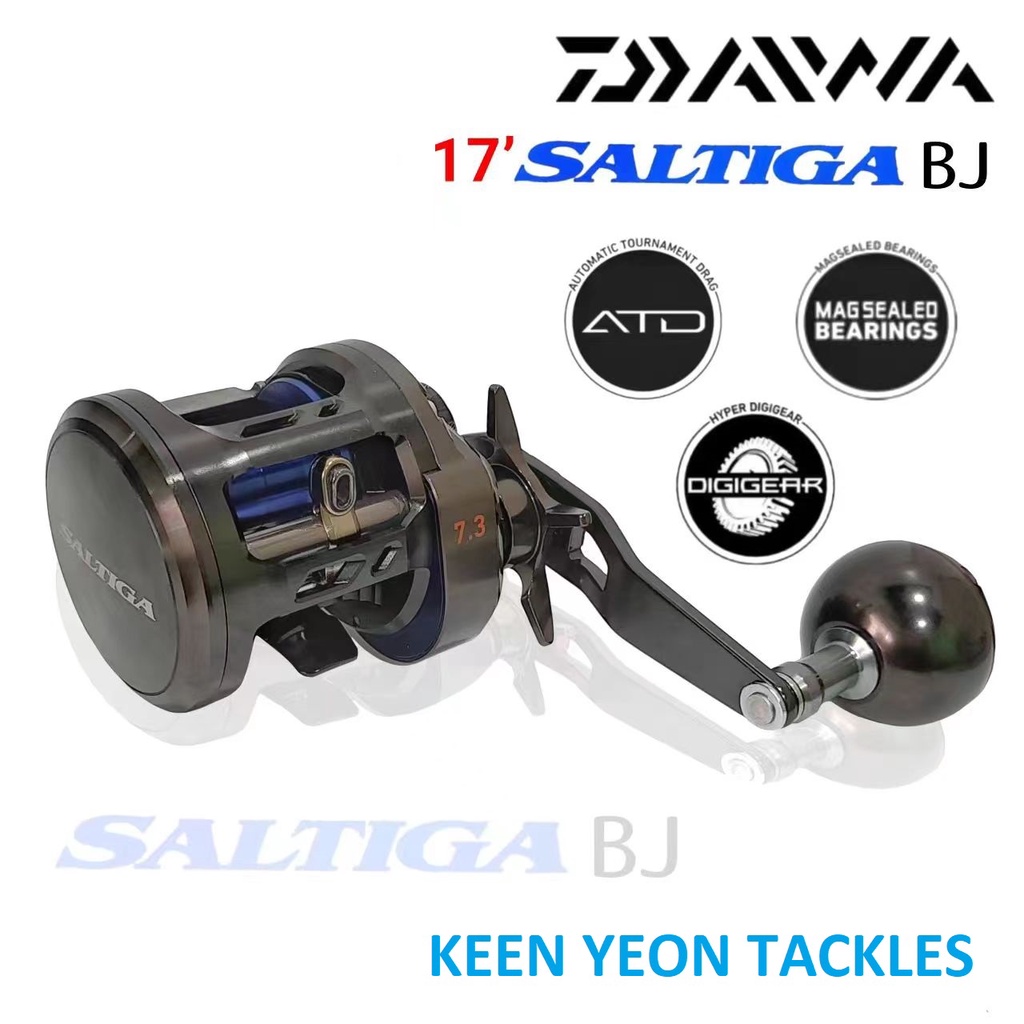 2017' DAIWA SALTIGA BJ JIGGING REEL | Shopee Malaysia