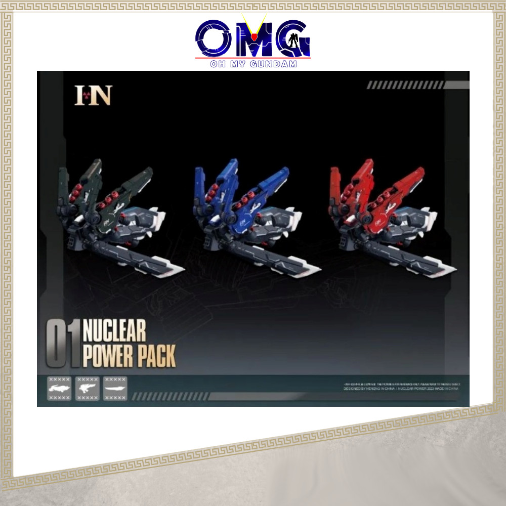 HeNeng Nuclear Power Pack Expansion Set with LED (Red / Blue / Black ...