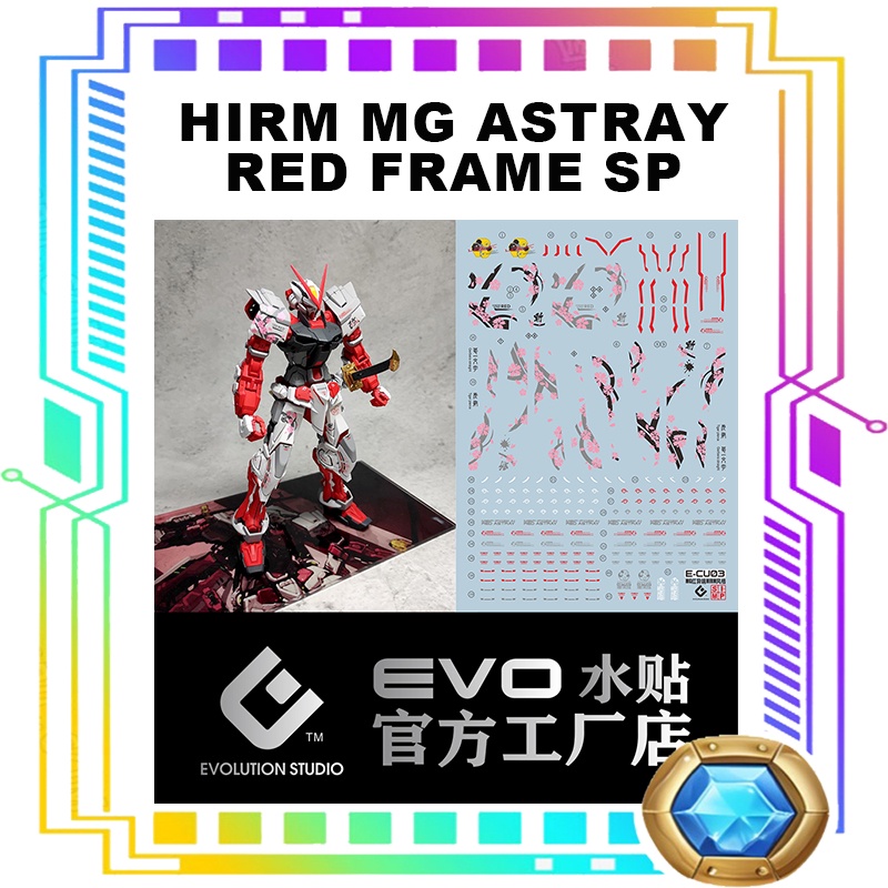 MG ASTRAY RED FRAME HIRM VERSION DECAL FLUORESCENT DECAL | Shopee Malaysia