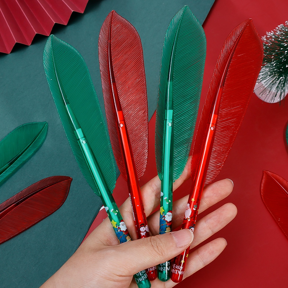 10 Colors Cute Christmas Ballpoint Pen Kawaii Cartoon Santa Claus Gel ...